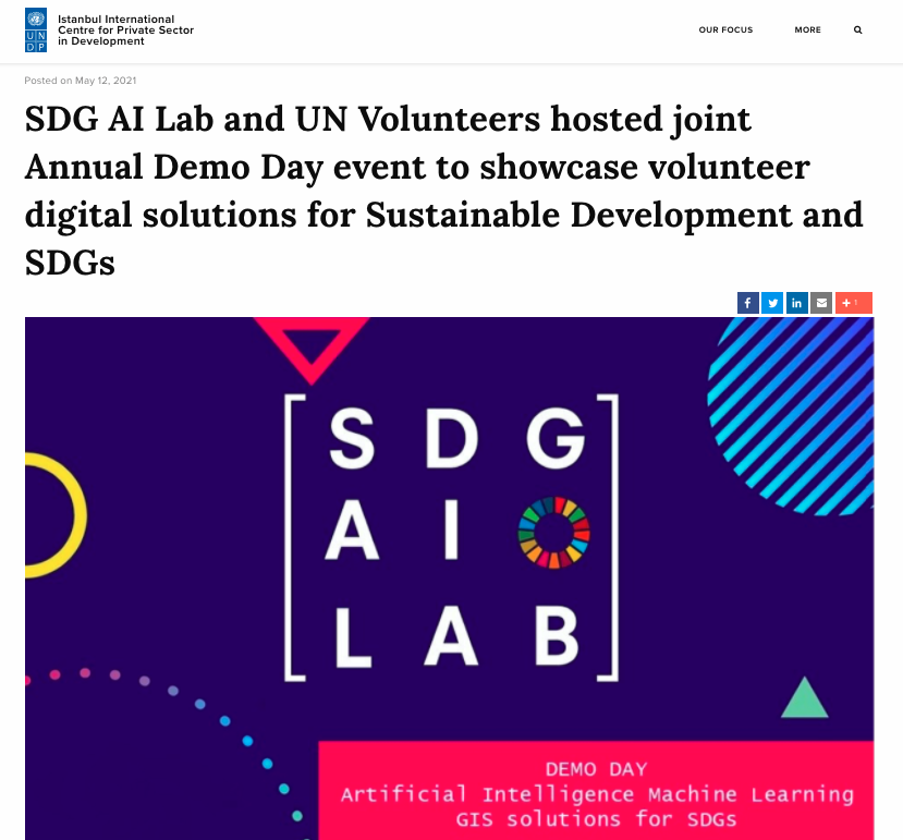 Newsroom - SDG AI Lab
